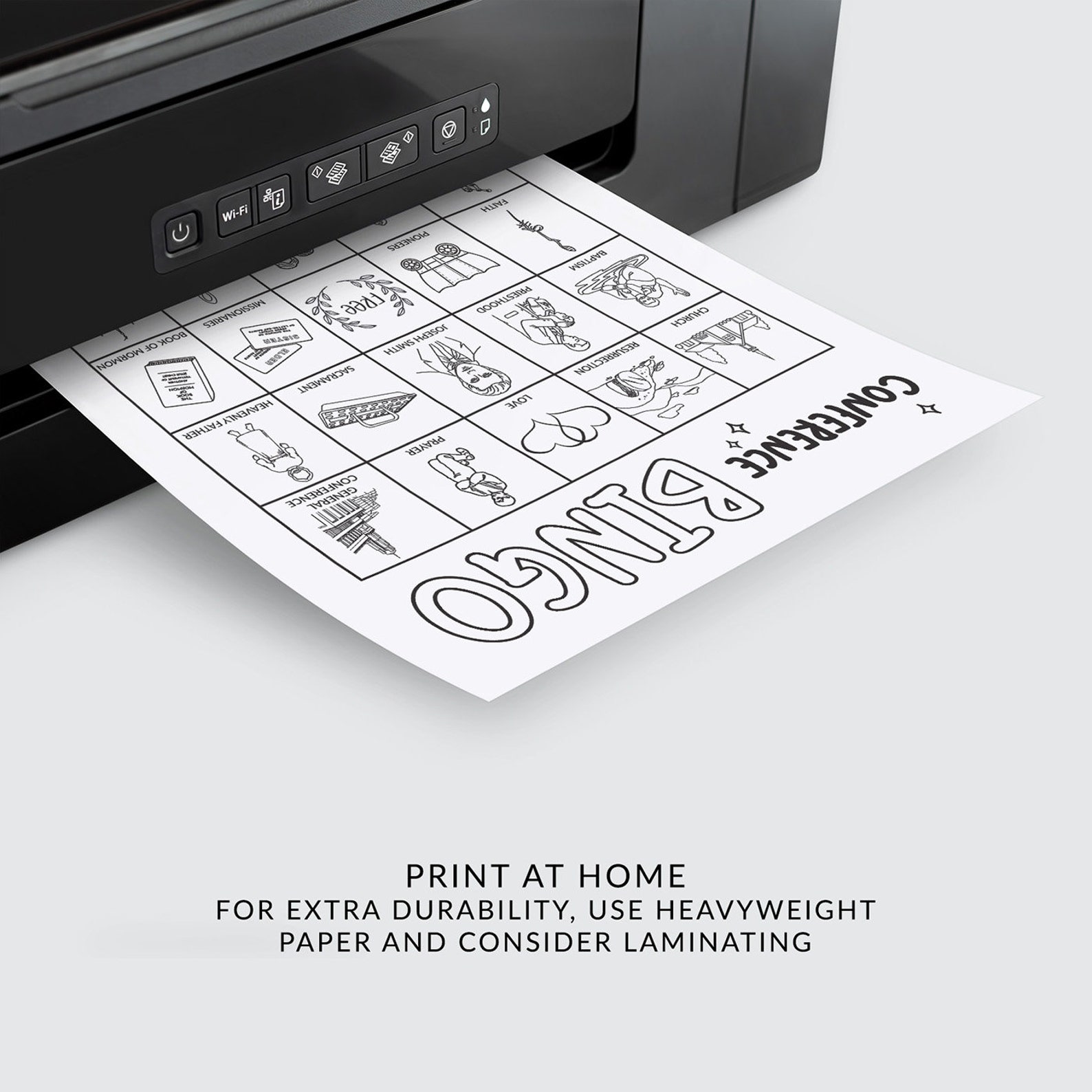 LDS General Conference Bingo Cards: Primary Kids' Activity (PDF ...