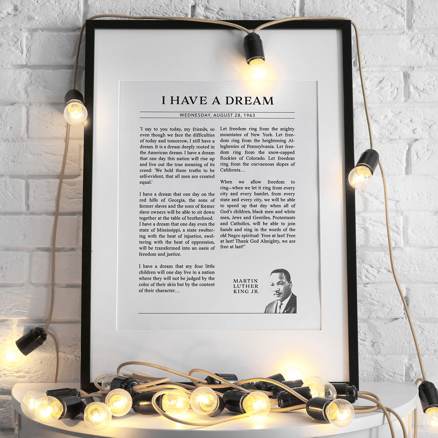 Martin Luther King Jr. I Have A Dream Speech, American History Poster ...