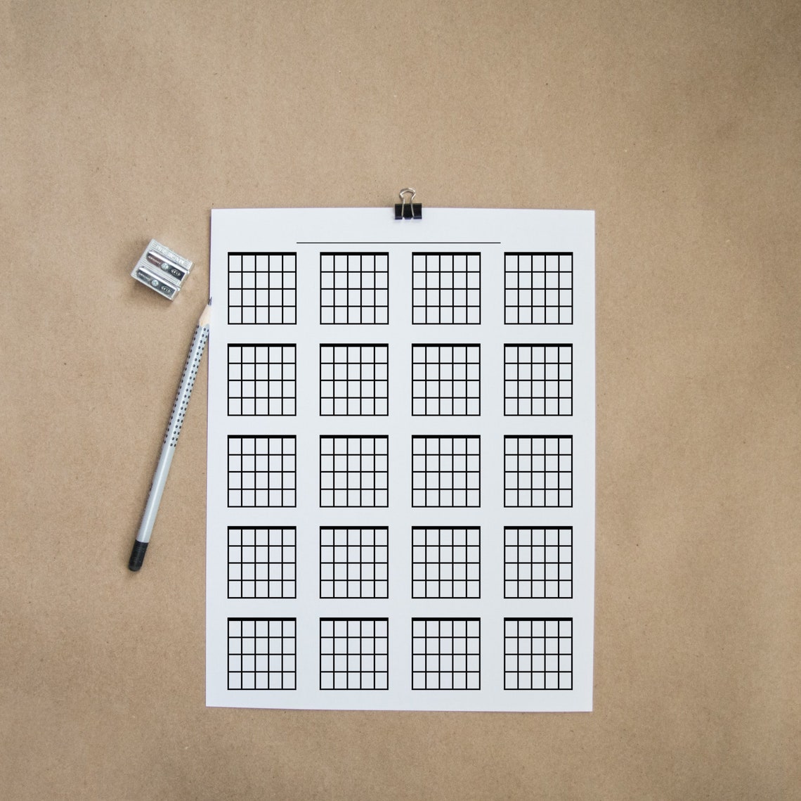 Printable Blank Guitar Chords Chart 20 Blank Chord Boxes - Etsy