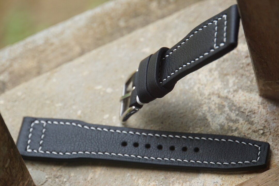 Pilot Watch Strap/iwc Leather Watch Band - Etsy
