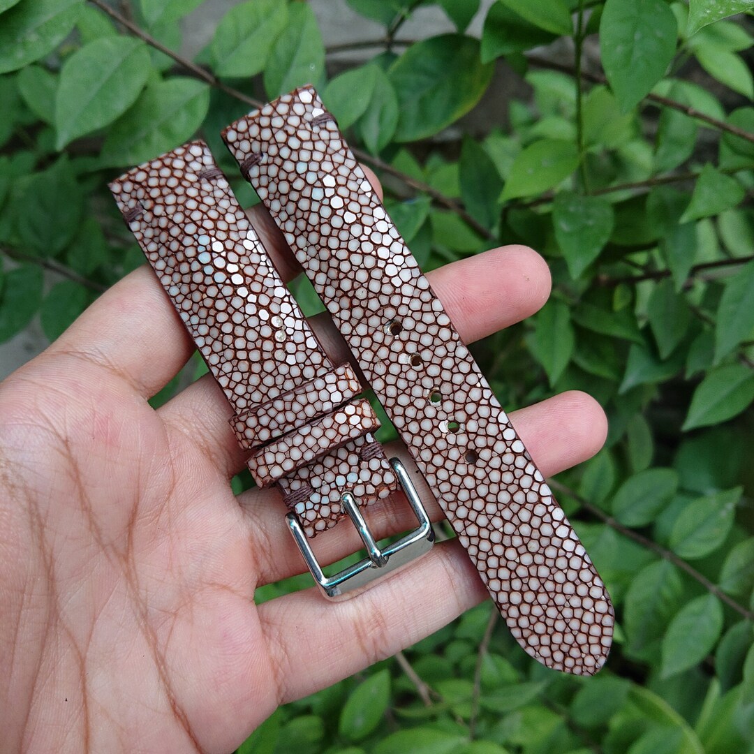 Custom Brown Stingray Watch Straps - Stingray Watch Bands - Etsy
