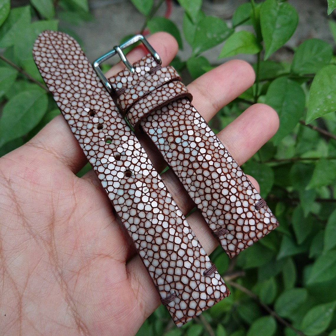 Custom Brown Stingray Watch Straps - Stingray Watch Bands - Etsy