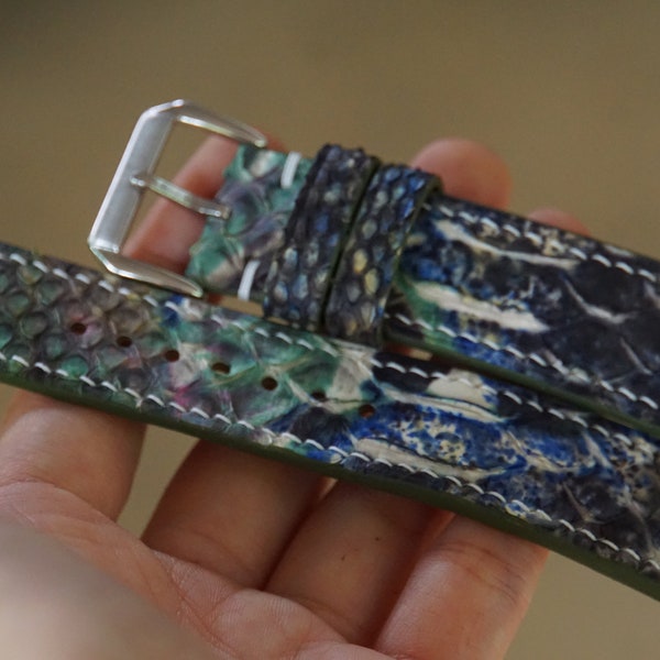 Crocodile Watch Strap - Etsy