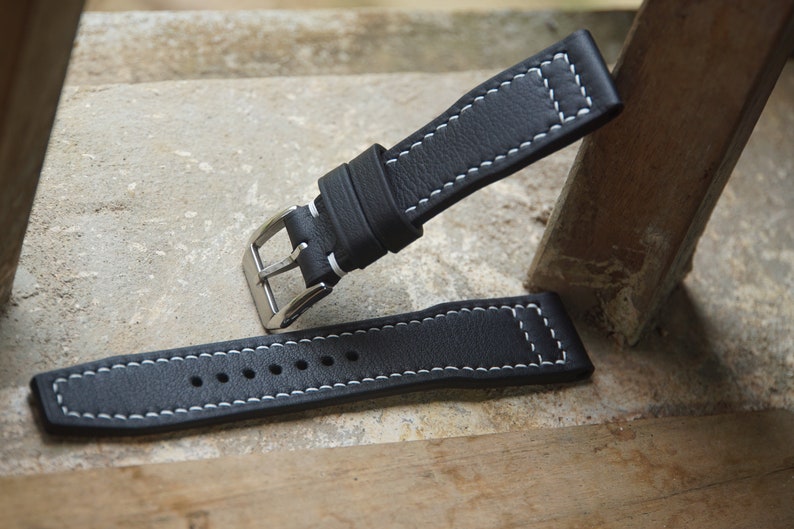 Pilot Watch Strap/iwc Leather Watch Band - Etsy