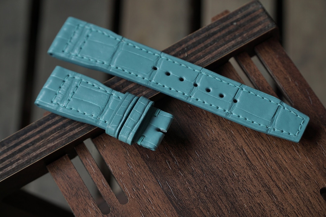 Pilot Watch Strap Blue Leather Pilot Watch Strap for IWC Watch - Etsy