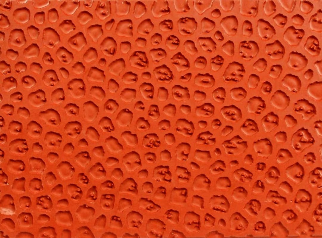 TEXTURE MAT 3-5/8" X 5' ,deep Etched, Red Rubber, Stamping, Clay ...