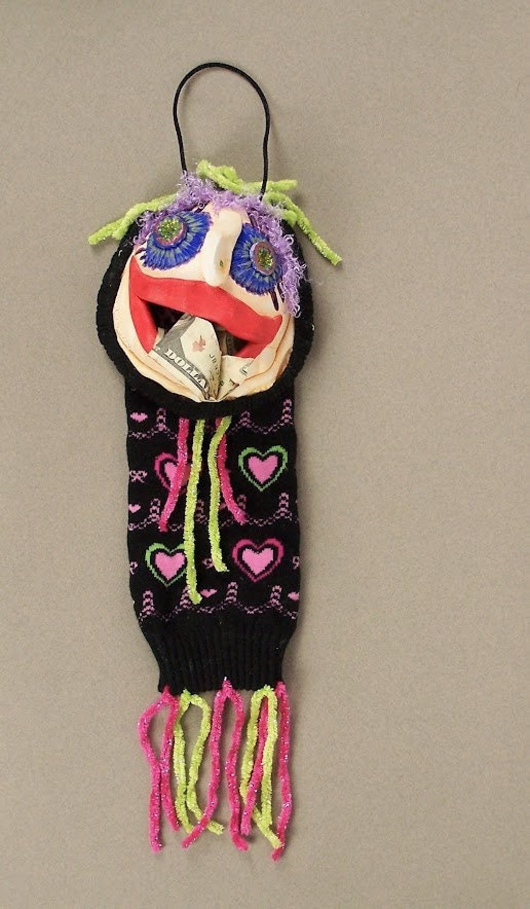 DELIGHTFUL MONEY SOCK, Sock Your Dollars and Coins Away in This Fun ...