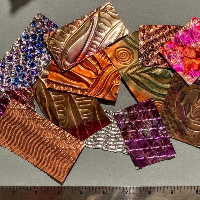 Mixed Metal Collage - Etsy