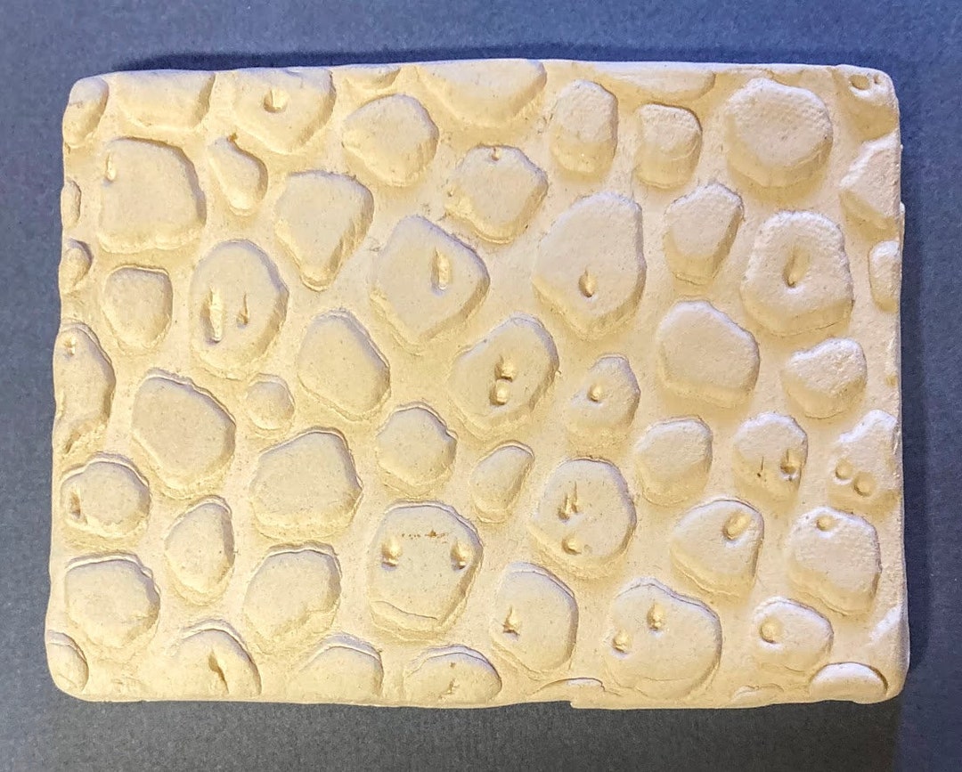 BUMPY TEXTURE MOLD Kiln Fired Ceramic Press Mold, for Paper Casting ...