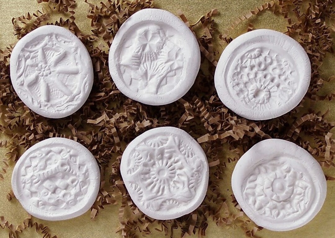 CLAY MOLDS Handmade, Kiln Fired, Stoneware Clay Press Molds, Easy to ...