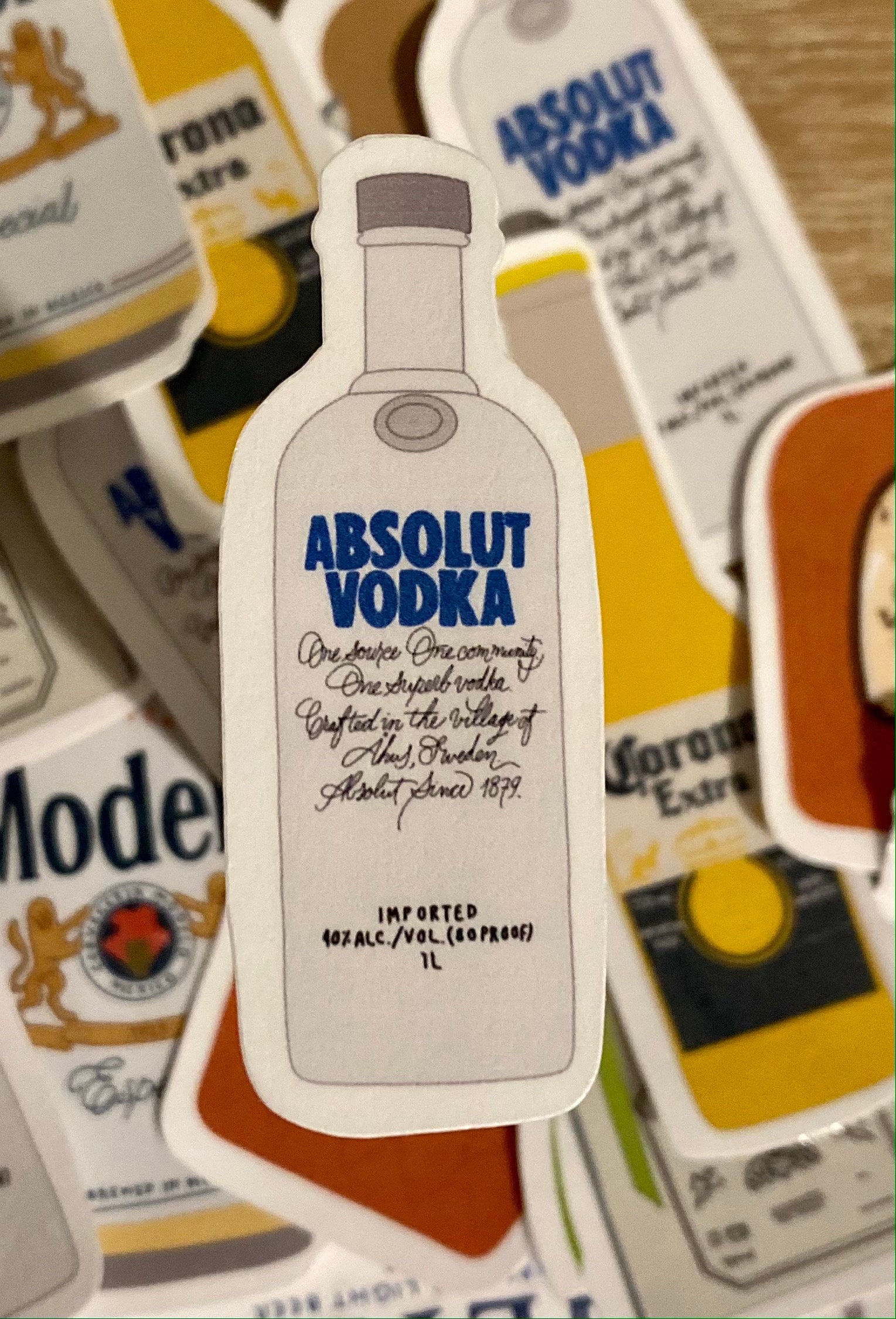 Alcohol Stickers | Etsy