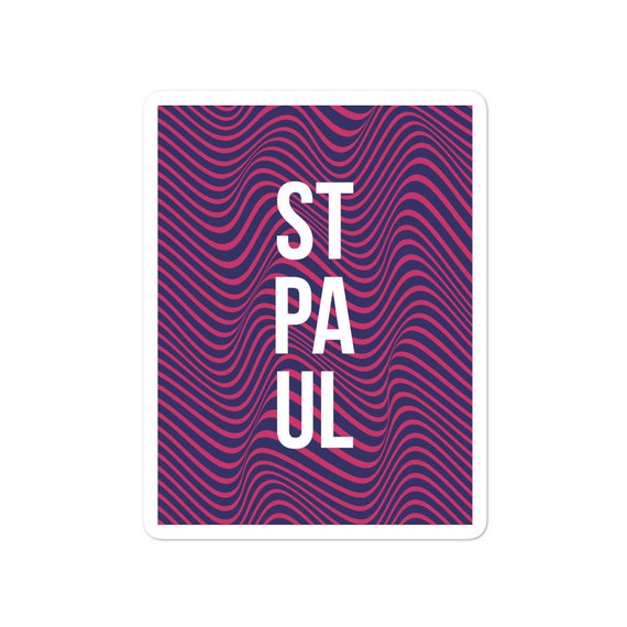 St. Paul Sticker Abstract Sticker Design Minnesota - Etsy Australia
