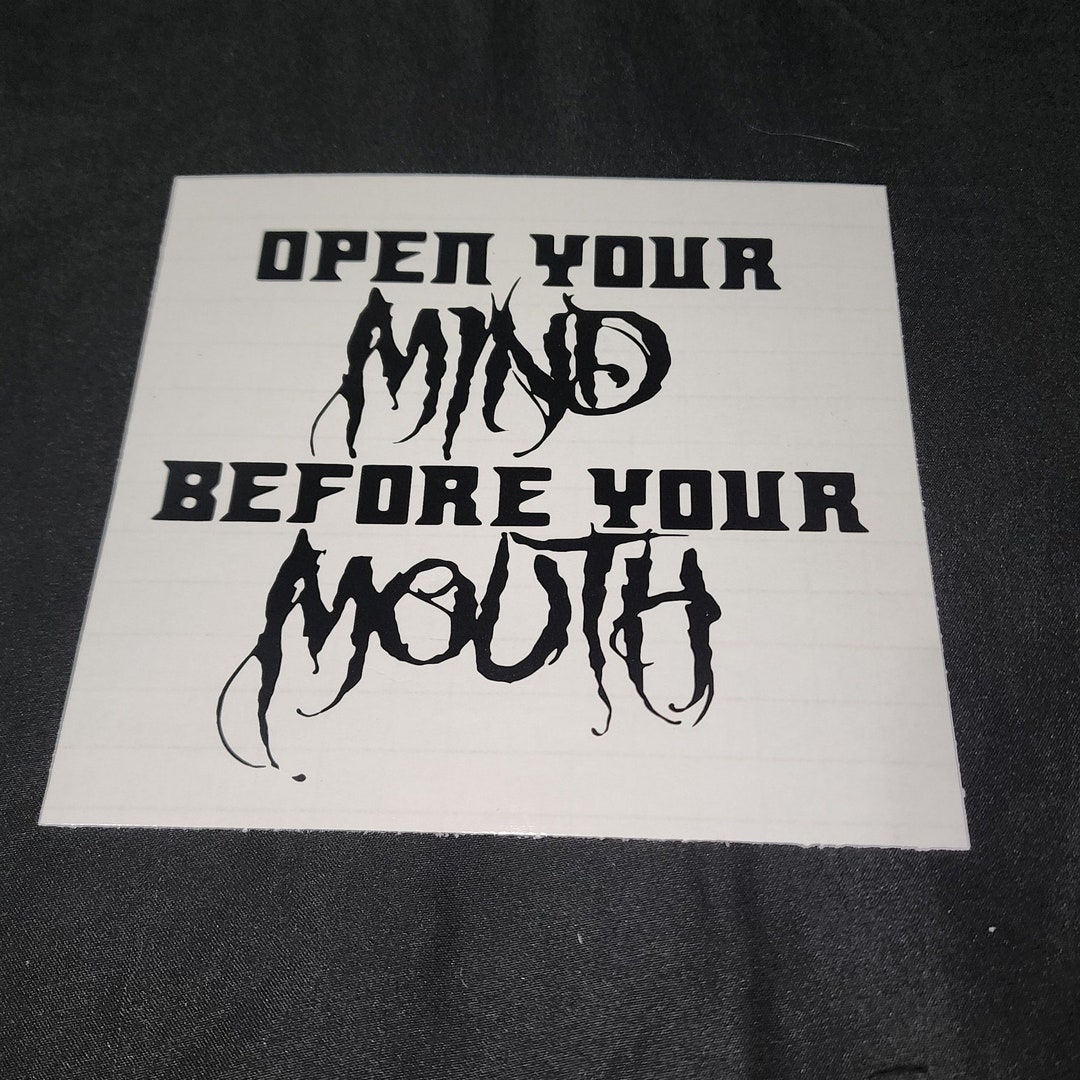 Motionless in White Lyrics Vinyl Decal Sticker - Etsy