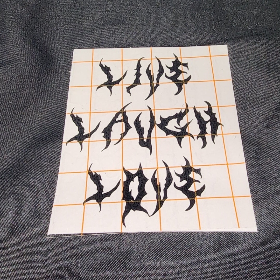 Live Laugh Labotomy Vinyl Decal Sticker - Etsy