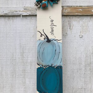 Fall Porch Sign Pumpkin Porch Sign Pumpkin Welcome Sign - Etsy