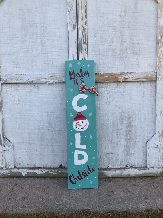 Snowman Porch Leaner-snowman Sign-winter Porch Leaner - Etsy