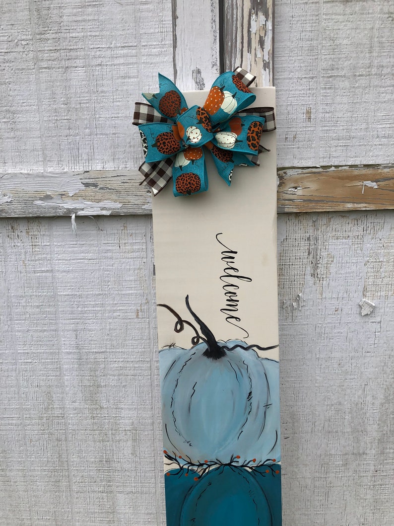 Fall Porch Sign Pumpkin Porch Sign Pumpkin Welcome Sign - Etsy