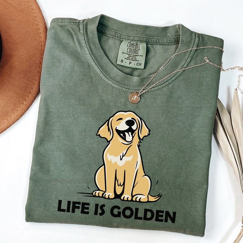 Golden Retriever Shirts - Etsy