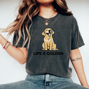 Golden Retriever Shirt, Golden Mama Shirt, Dog Mom Shirt, Gift for Golden Mom, Funny Golden ...