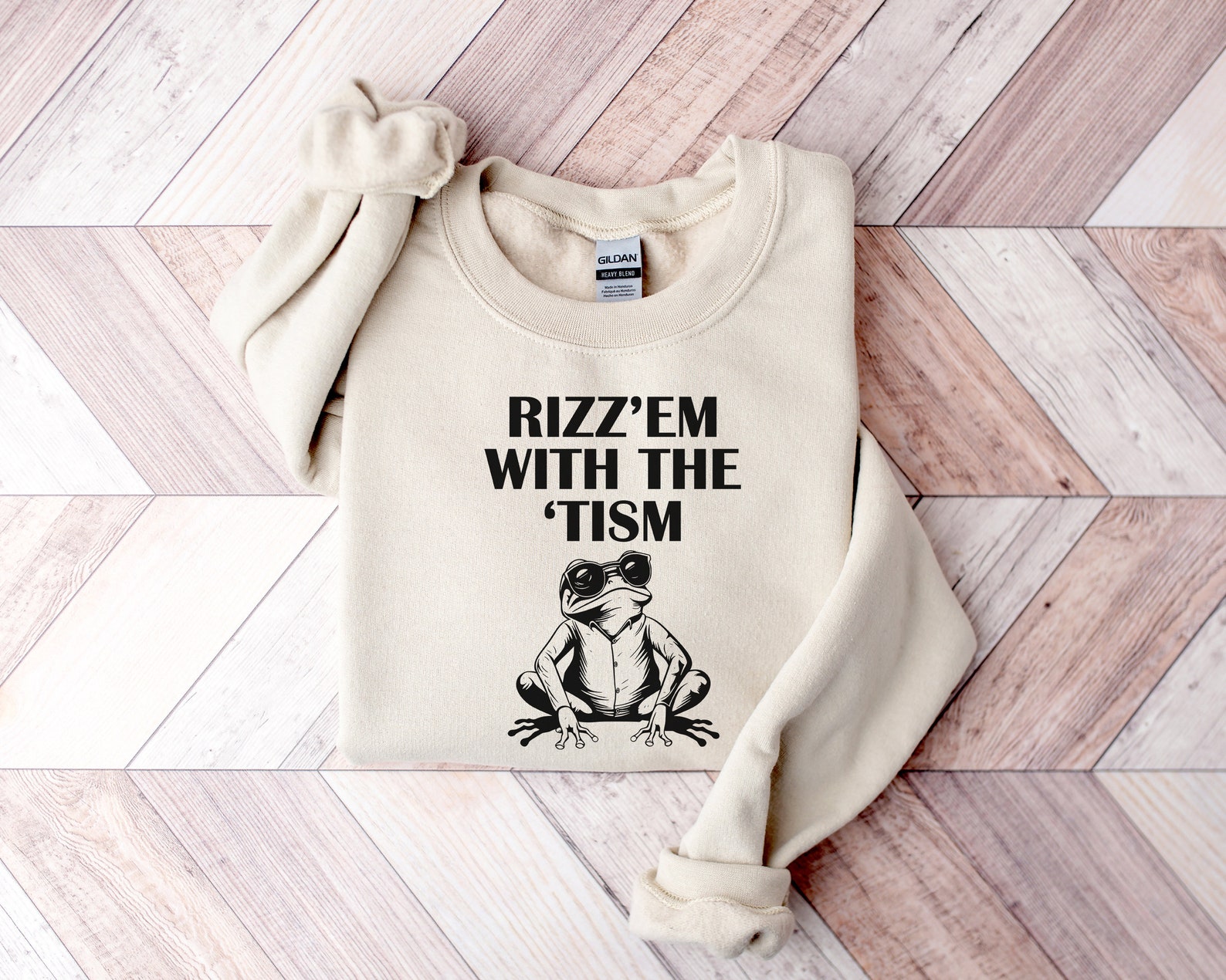 Rizz Em With the Tism Unisex Sweatshirt - Etsy