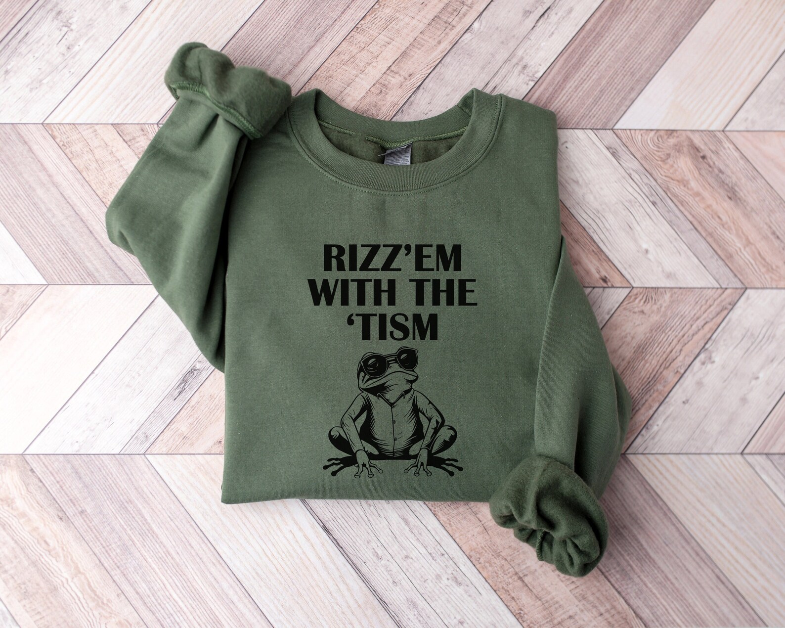 Rizz Em With the Tism Unisex Sweatshirt - Etsy