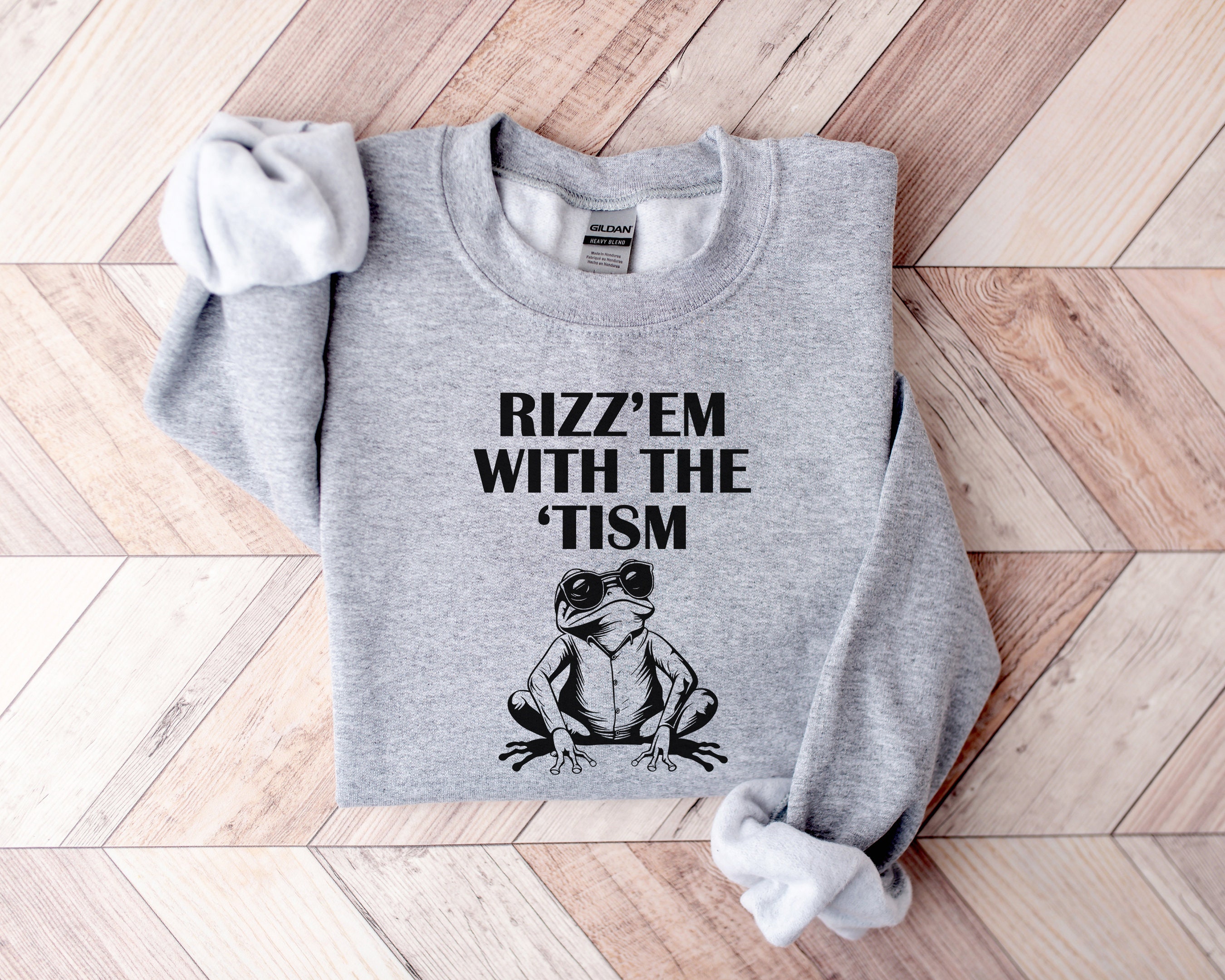 Rizz Em With the Tism Unisex Sweatshirt - Etsy
