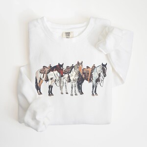 Western Sweatshirt, Horse Sweatshirt, Cowgirl Sweatshirt, Horse Girl T ...