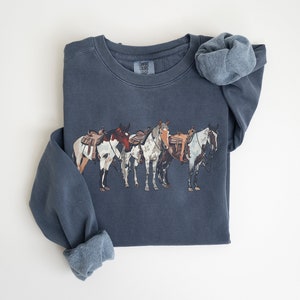 Western Sweatshirt, Horse Sweatshirt, Cowgirl Sweatshirt, Horse Girl T ...