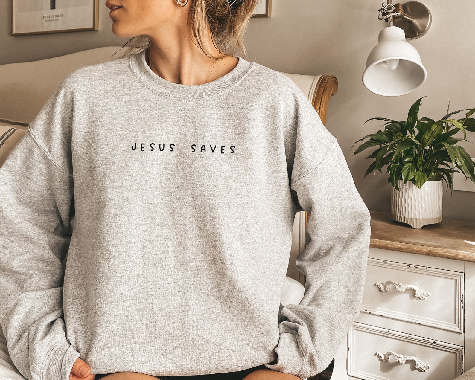 Jesus Saves Sweatshirt Christian Sweatshirt Faith Shirt | Etsy