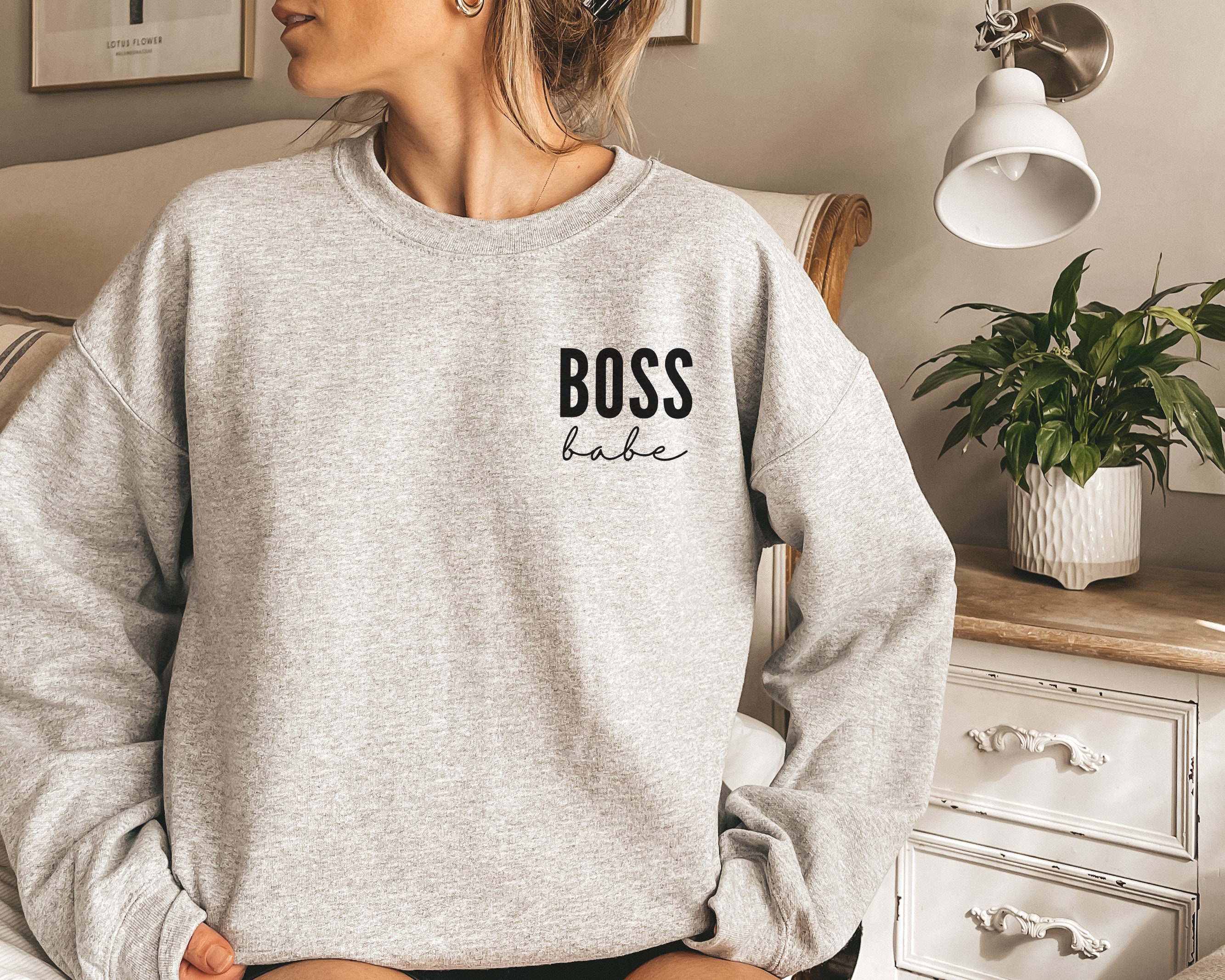 Boss Babe Sweatshirt, Girl Boss Sweatshirt, Women in Business ...