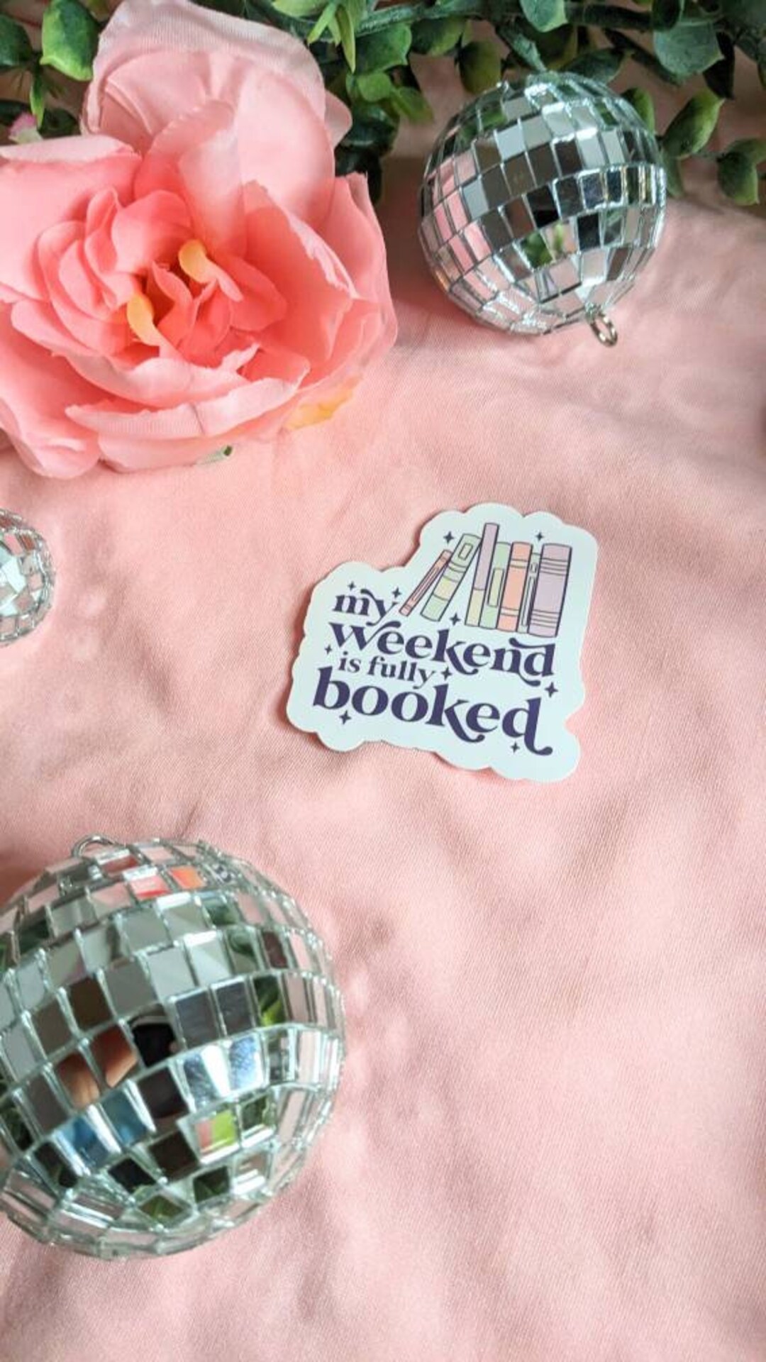 My Weekend is Fully Booked Sticker Book Lovers Sticker, Hydro Flask ...