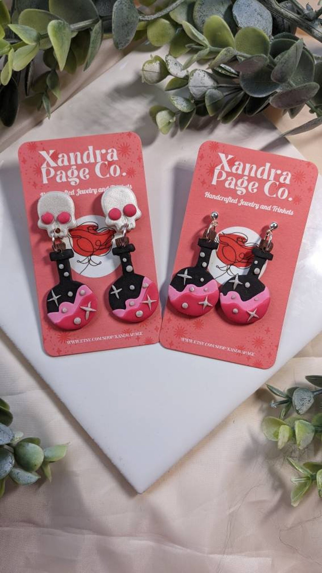 Poison Potion Earrings | Poison Vial Earrings, Skull Earrings, Cute ...