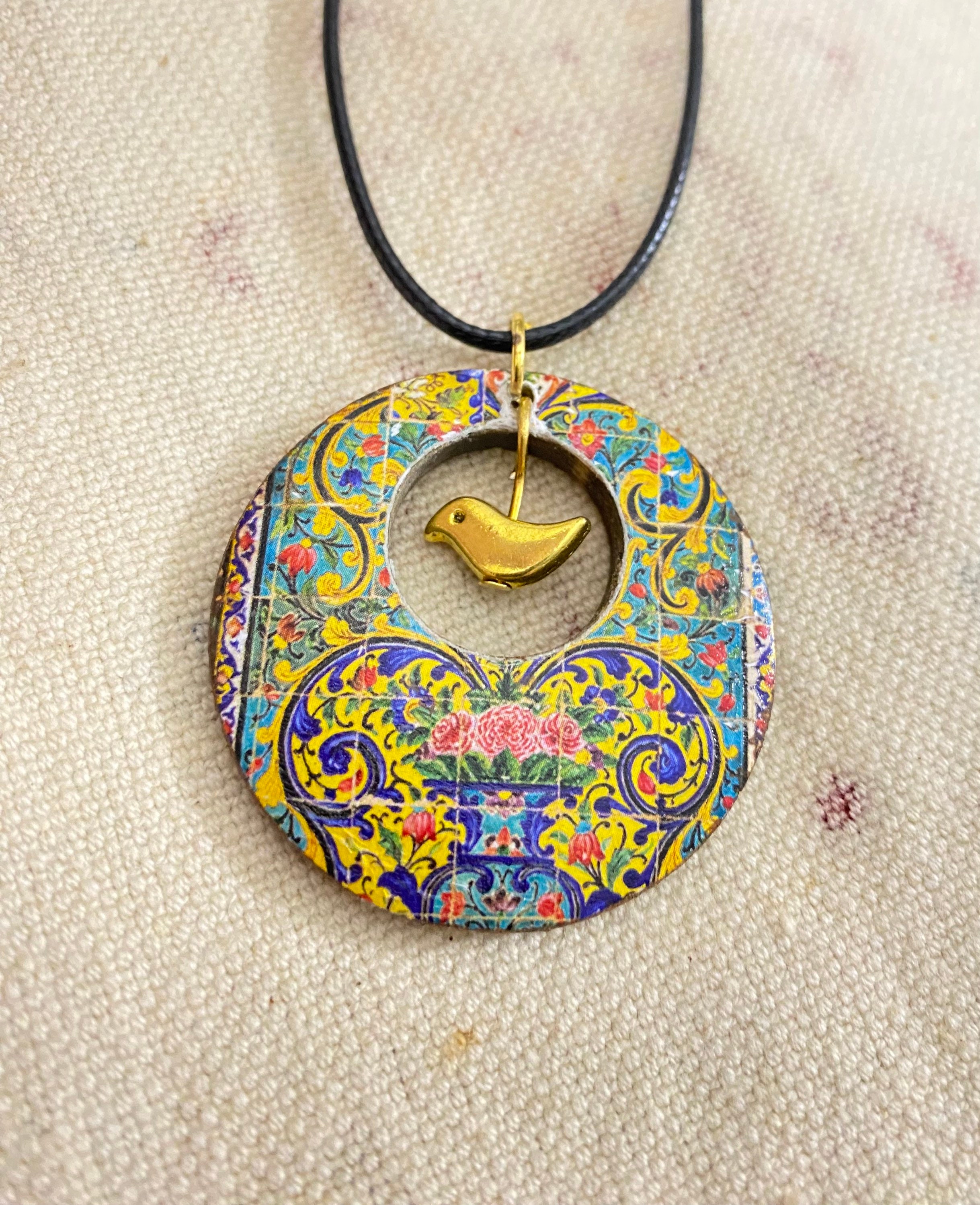 Persian Jewelry Handmade Wooden Necklace Handmade Wooden - Etsy