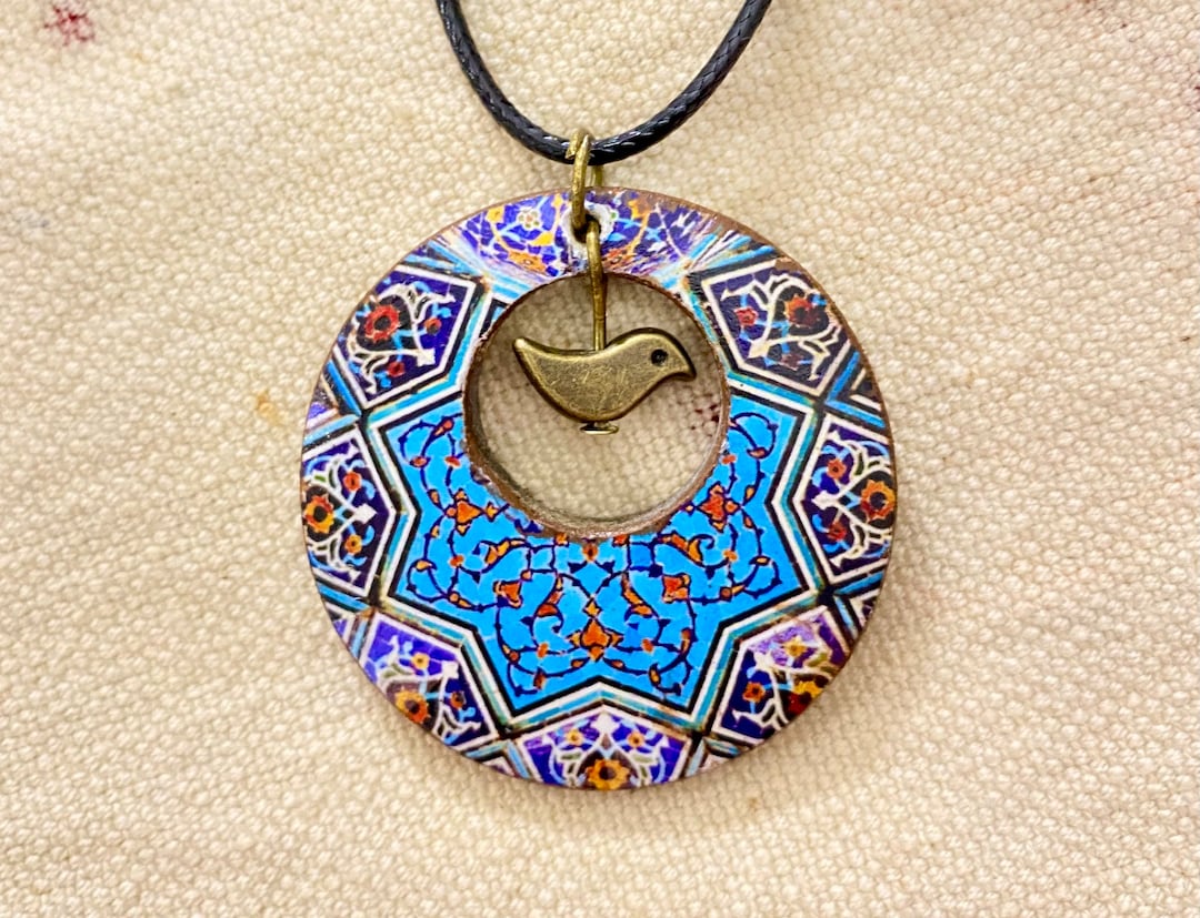 Persian Jewelry Handmade Wooden Necklace Handmade Wooden Jewellery ...
