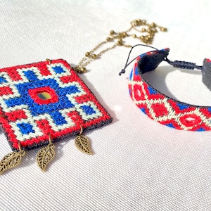 Handmade Persian Bracelet, Embroidered, Needlework Balochi, Soozandoozi ...