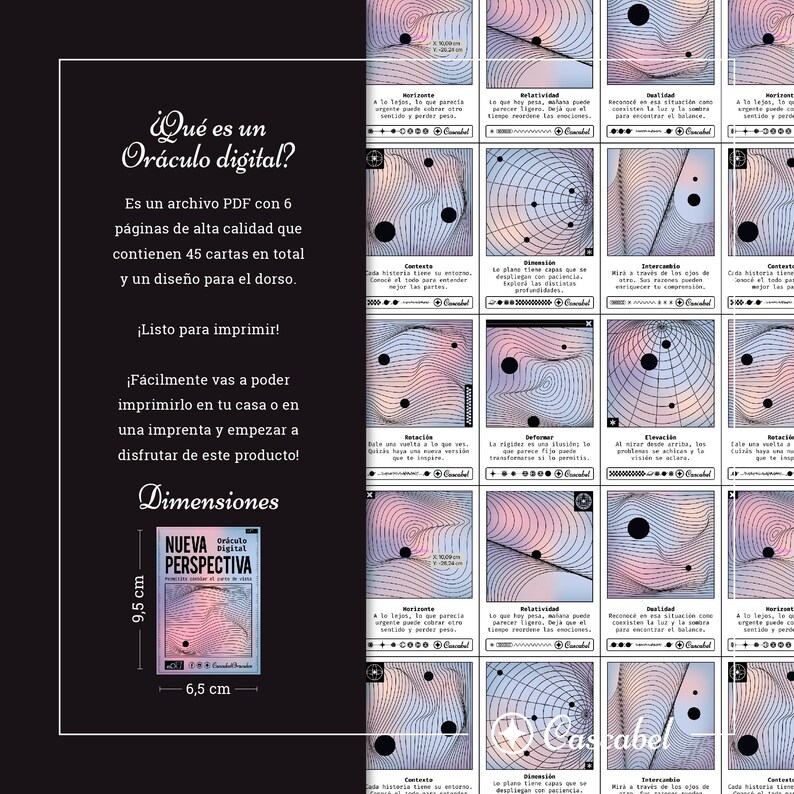 New Perspective - Digital Oracle - Printable - Spanish Oracle Cards ...