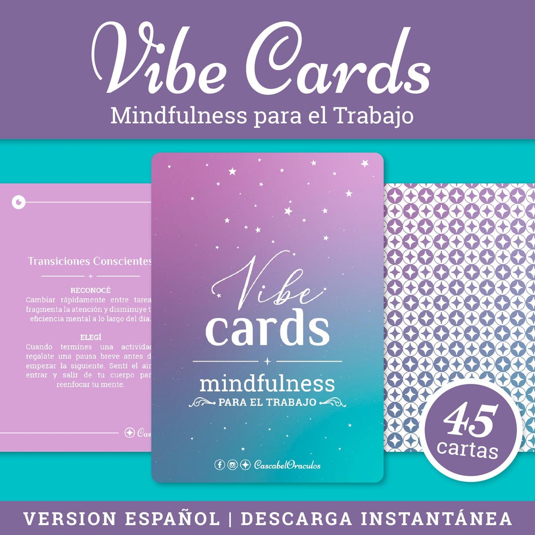 Vibe Cards – Mindfulness for Work | 45 Digital Cards for Workplace Well ...