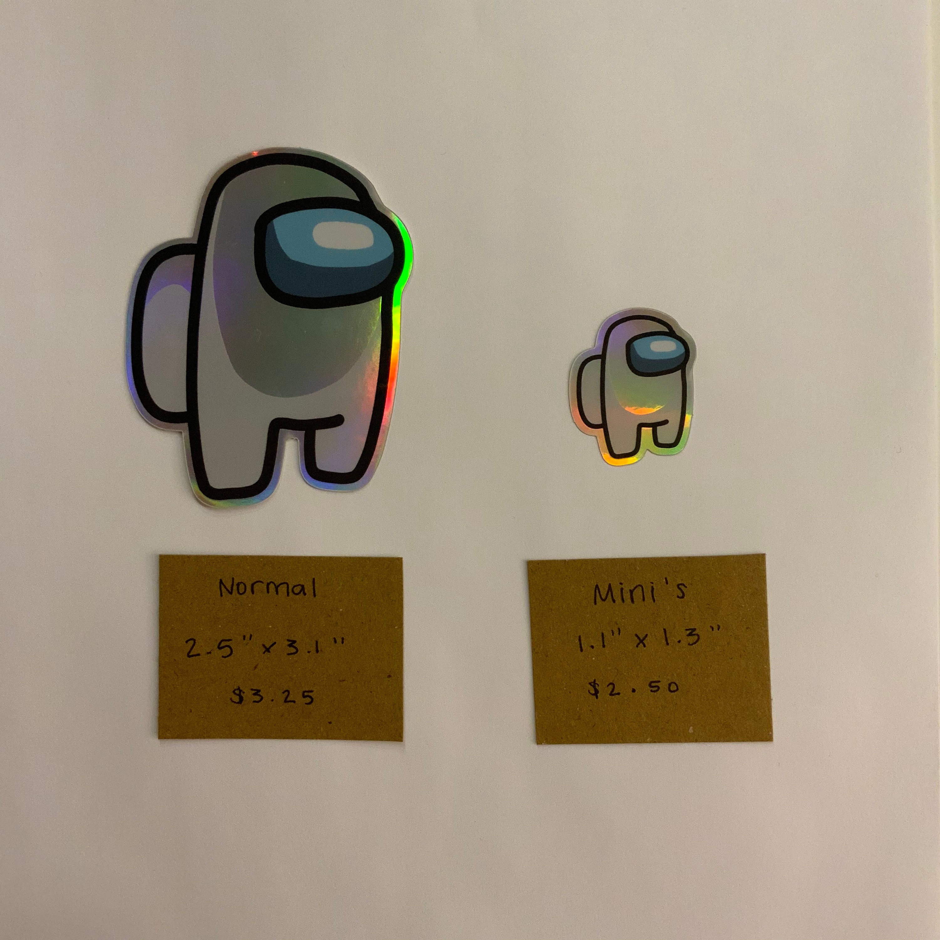 Holographic Among Us Crewmate Sticker - Etsy