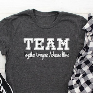 Teamwork Tshirt, Team Shirts, Teacher Team T-shirt, Motivational Tee ...