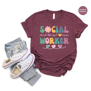 Cute Social Work Shirt, Social Worker Appreciation T-shirt, Social ...