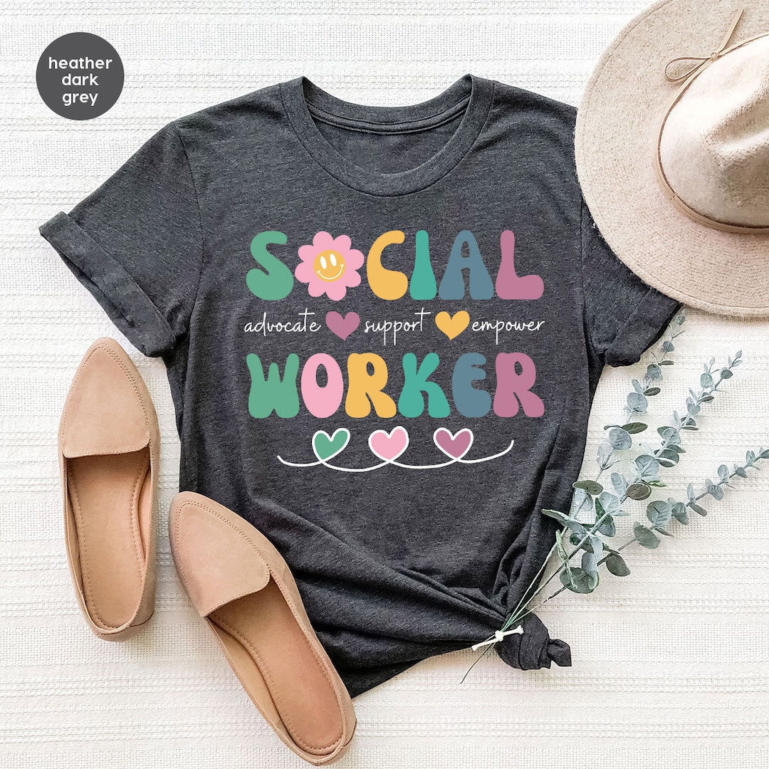Cute Social Work Shirt, Social Worker Appreciation T-shirt, Social ...