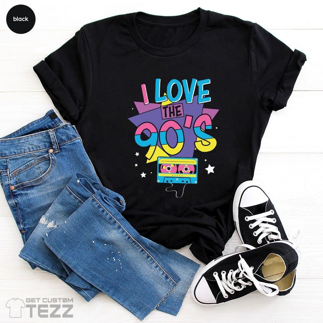 I Love the 90's Shirt, 1990s Vintage Tshirt, Retro 90's Rock, 90s ...