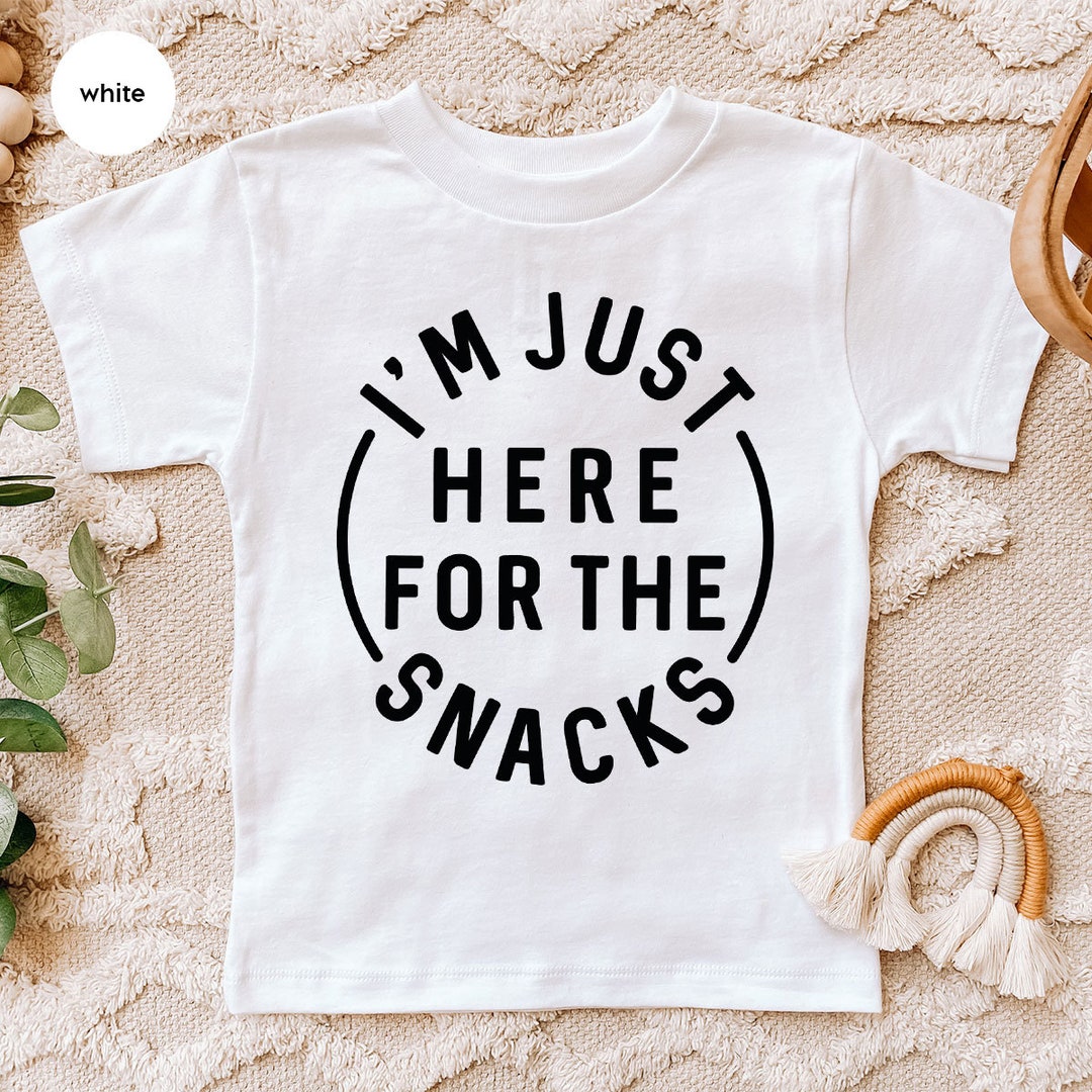 Funny Youth Shirts, Saying Toddler Tees, Kids Snack Tshirts,baby ...