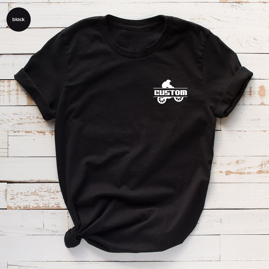 Motocross Pocket Shirt, Personalized Biker Gifts, Custom Motorcycle ...