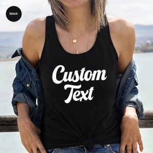 Personalized Tank Custom Tank Top Custom Group Tanks - Etsy