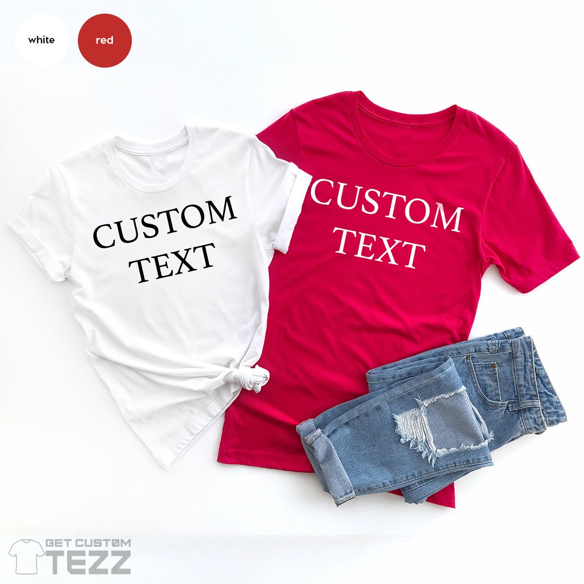 Custom Shirt Custom Text Shirt Custom T-shirt Personalized | Etsy