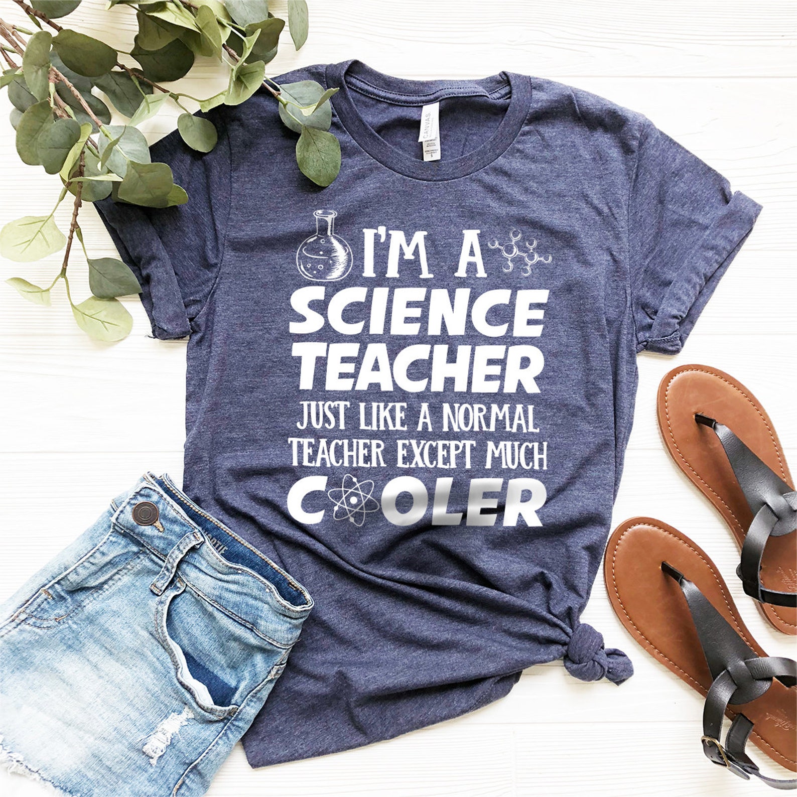 Cool Science Teacher Shirt Science Teacher T-shirt Gift for - Etsy