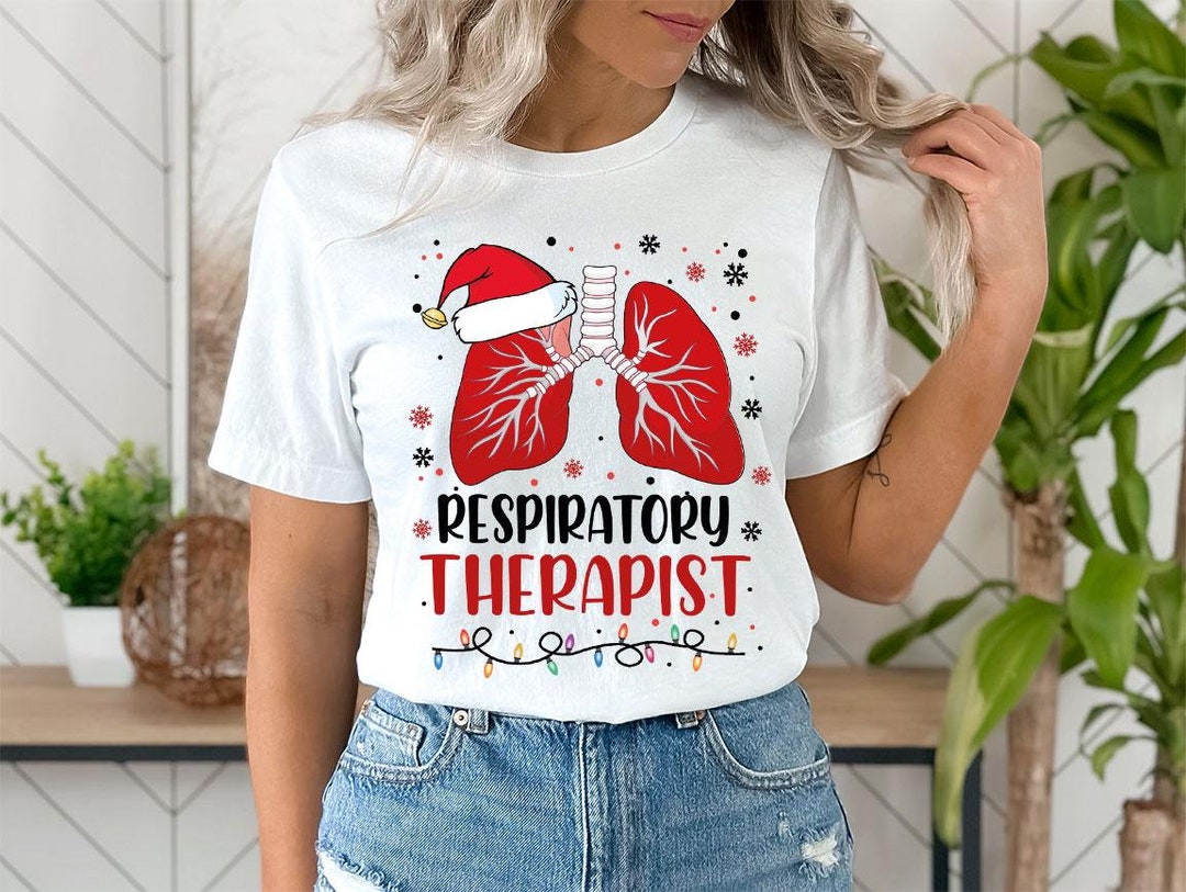 Respiratory Therapist Christmas Sweatshirt, Therapist Christmas Gift ...