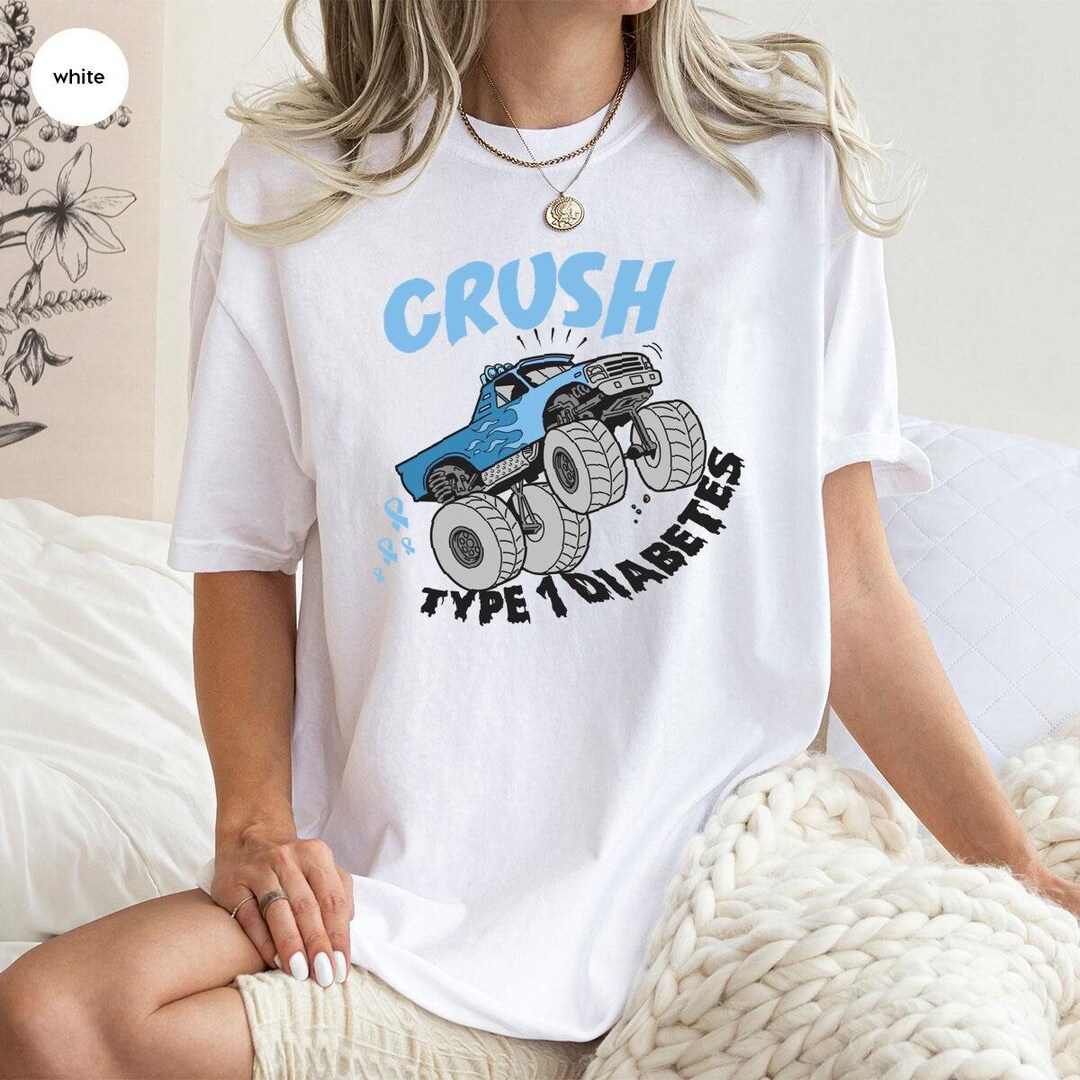 Crush T1D Shirt, Diabetes Gift, Type 1 Diabetes Kids T-shirts, Diabetes ...