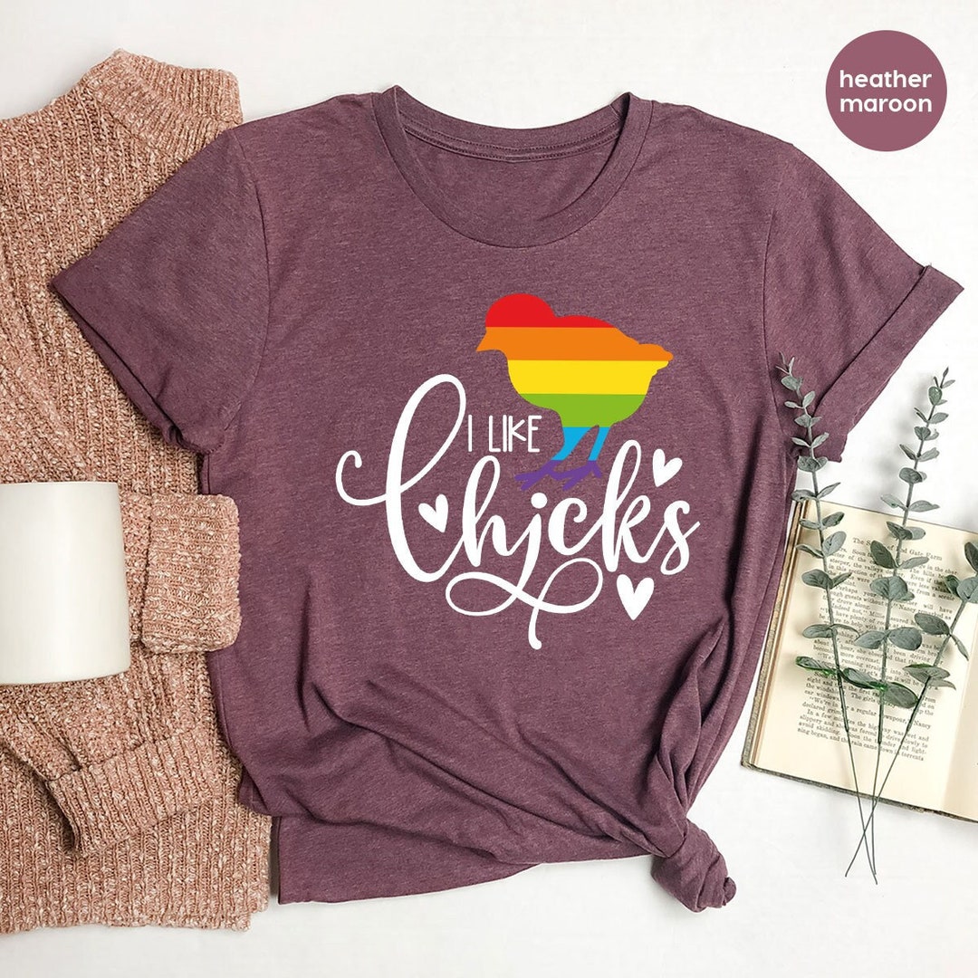 LGBT T-shirts, Pride Gift, Pride Shirts, Bird Graphic Tees, LGBTQ ...